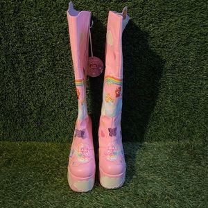 Shoes | Rare Dead Stock Dolls Kill X Care Bears Twinklets Kiss Platform ...